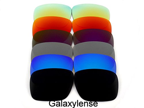 Galaxy Compatible Replacement Lenses For Oakley Holbrook OO9102 Black&Blue&Gray&Purple&Red&Gold 6PS