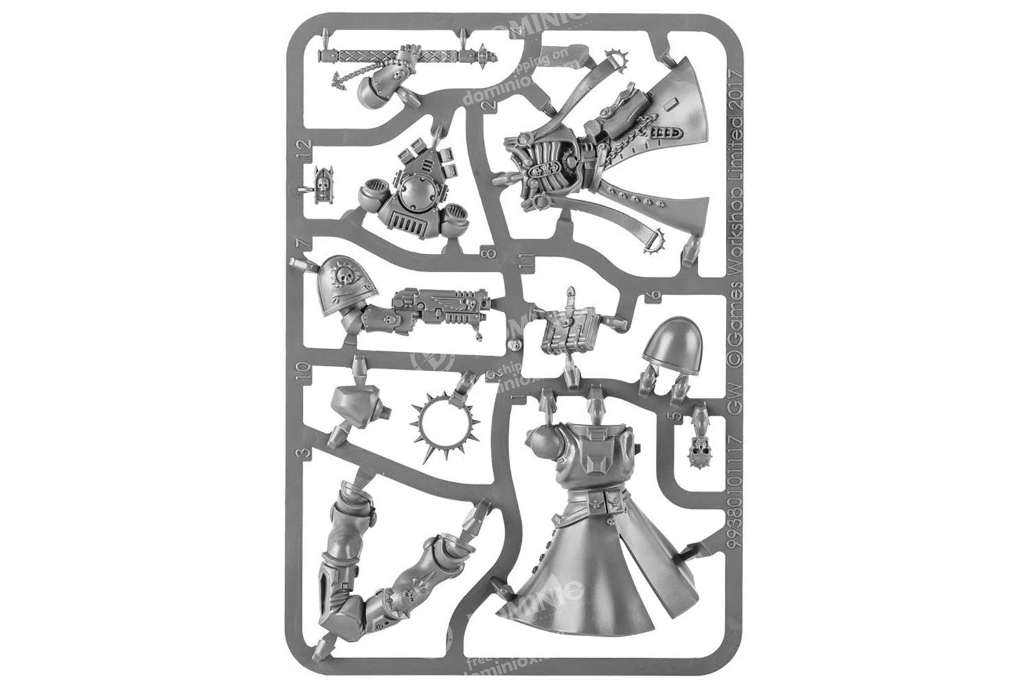 Games Workshop 99120101180" Space Marines Primaris Chaplain Plastic Kit