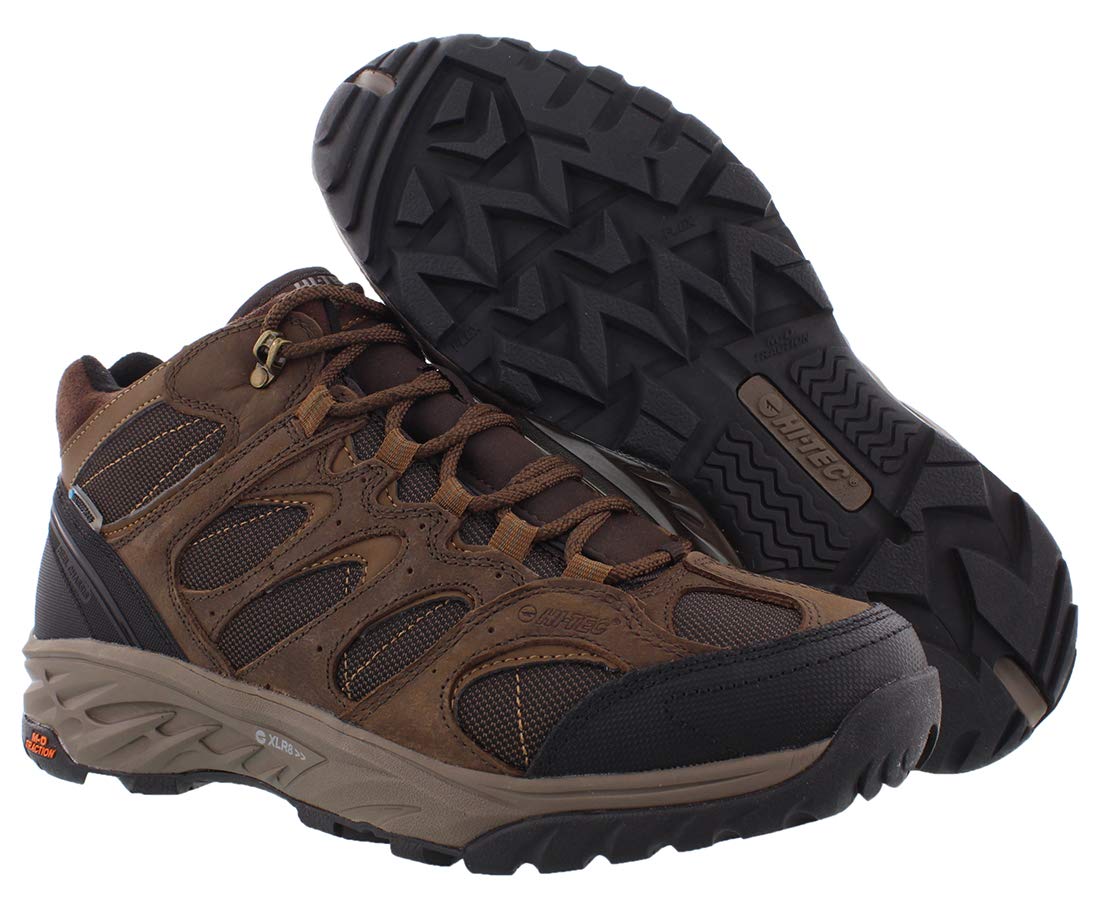 HI-TEC Men's Wild-Fire Blaze Mid I WP Chocolate/Tan Low Top Hiking Boot - 8M