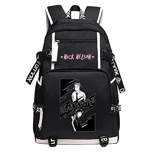 TPSTBAY Anime Travel Backpack Unisex Travel Bagpack Oxford Bookbag Cartoon Laptop Backpack with USB Port (5)