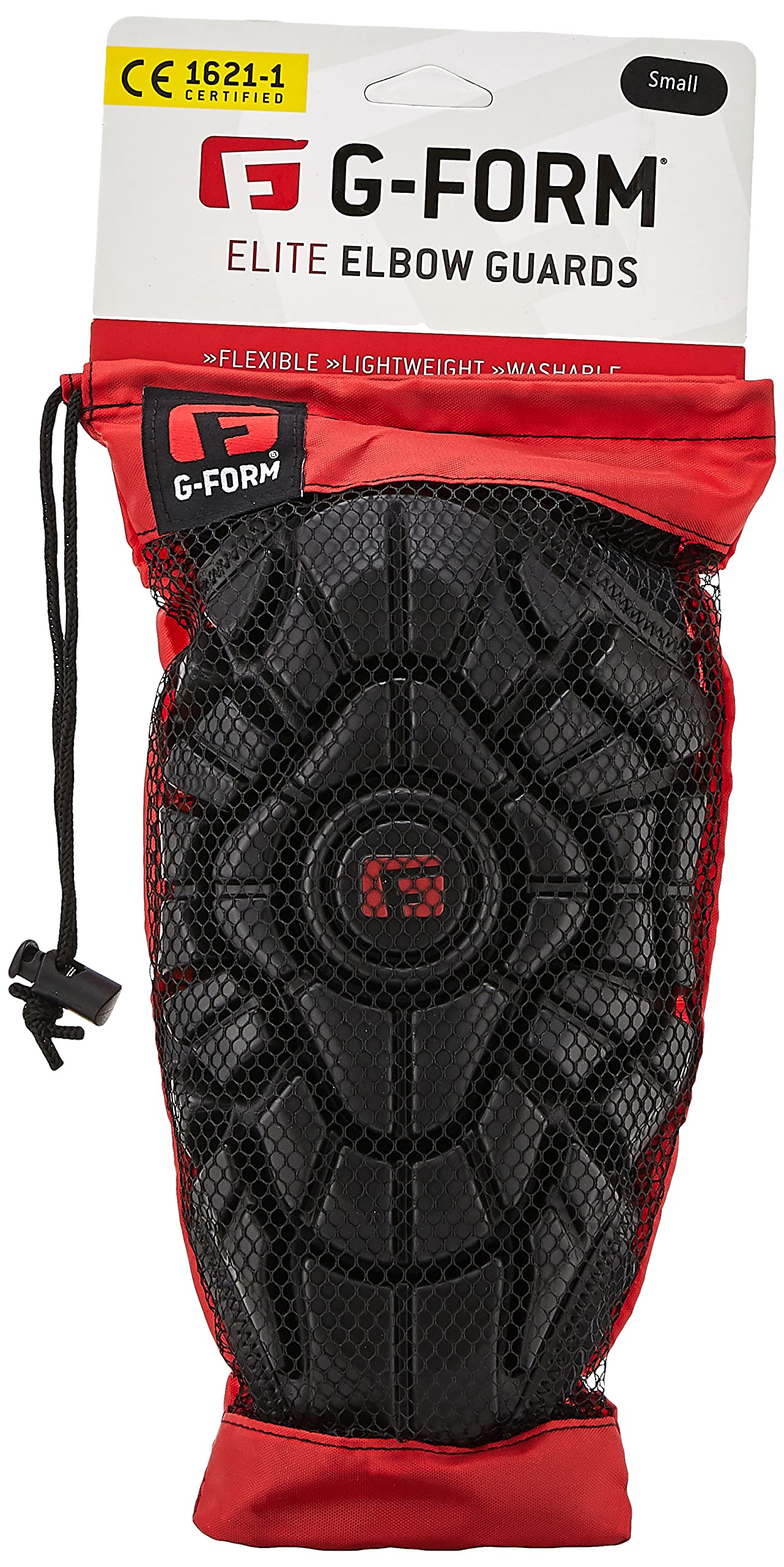 G-Form Elite Elbow Guards(1 Pair), Black Topo, Adult Small