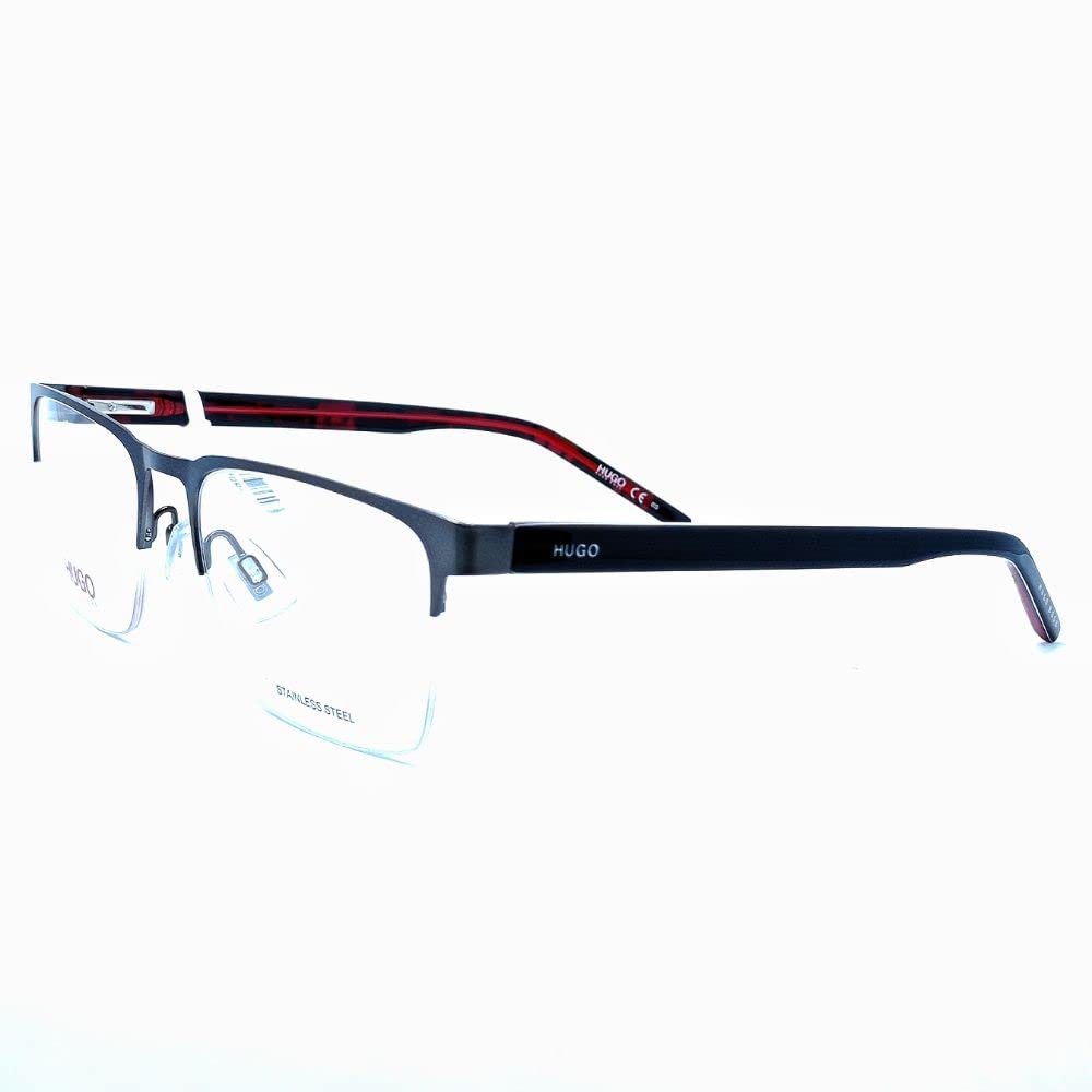 Hugo Boss frame (HG-1076 R80) Metal - Acetate Matt Ruthenium - Black
