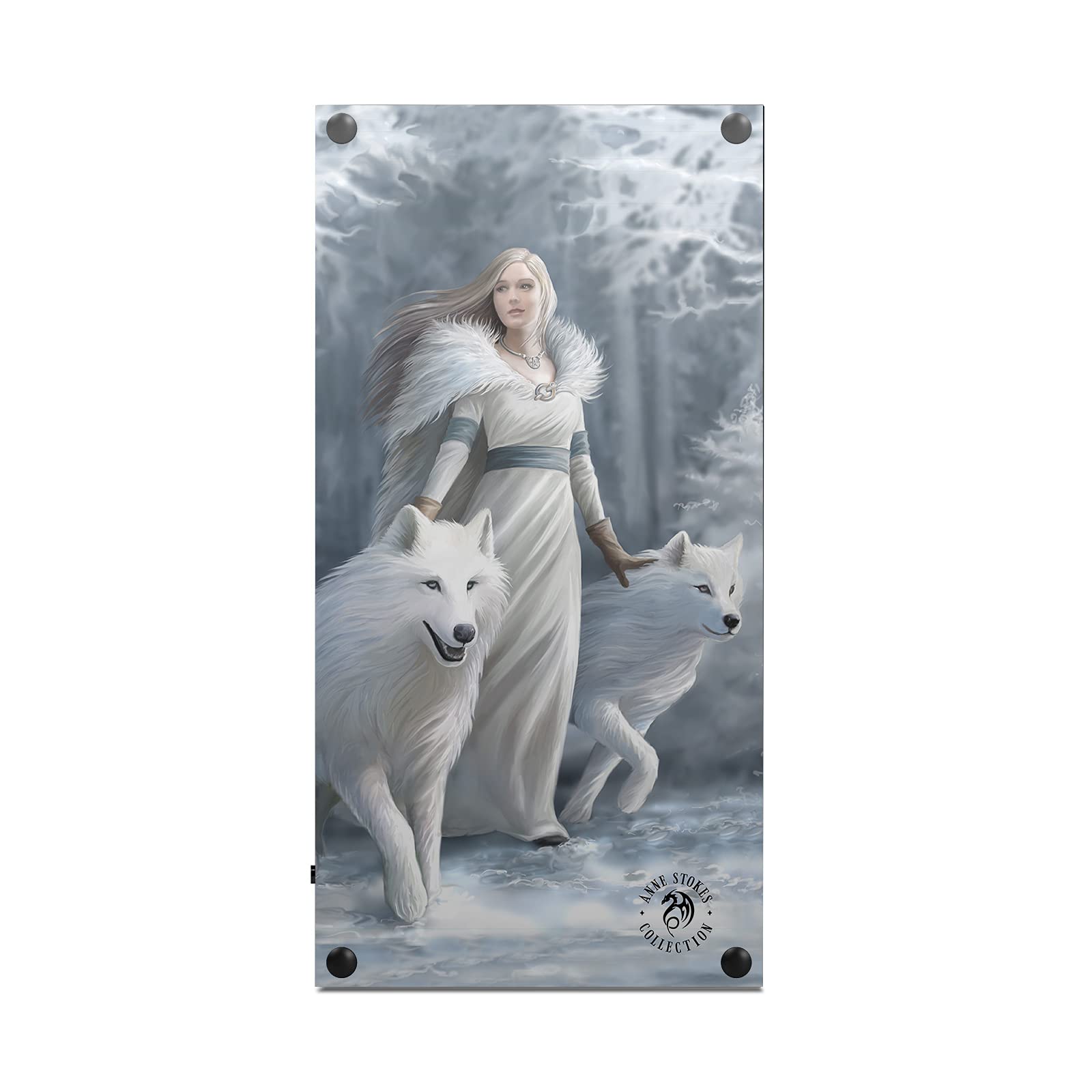 Head Case Designs Officially Licensed Anne Stokes Winter Guardians Art Mix Vinyl Sticker Gaming Skin Case Cover Compatible with Xbox Series X Console and Controller Bundle