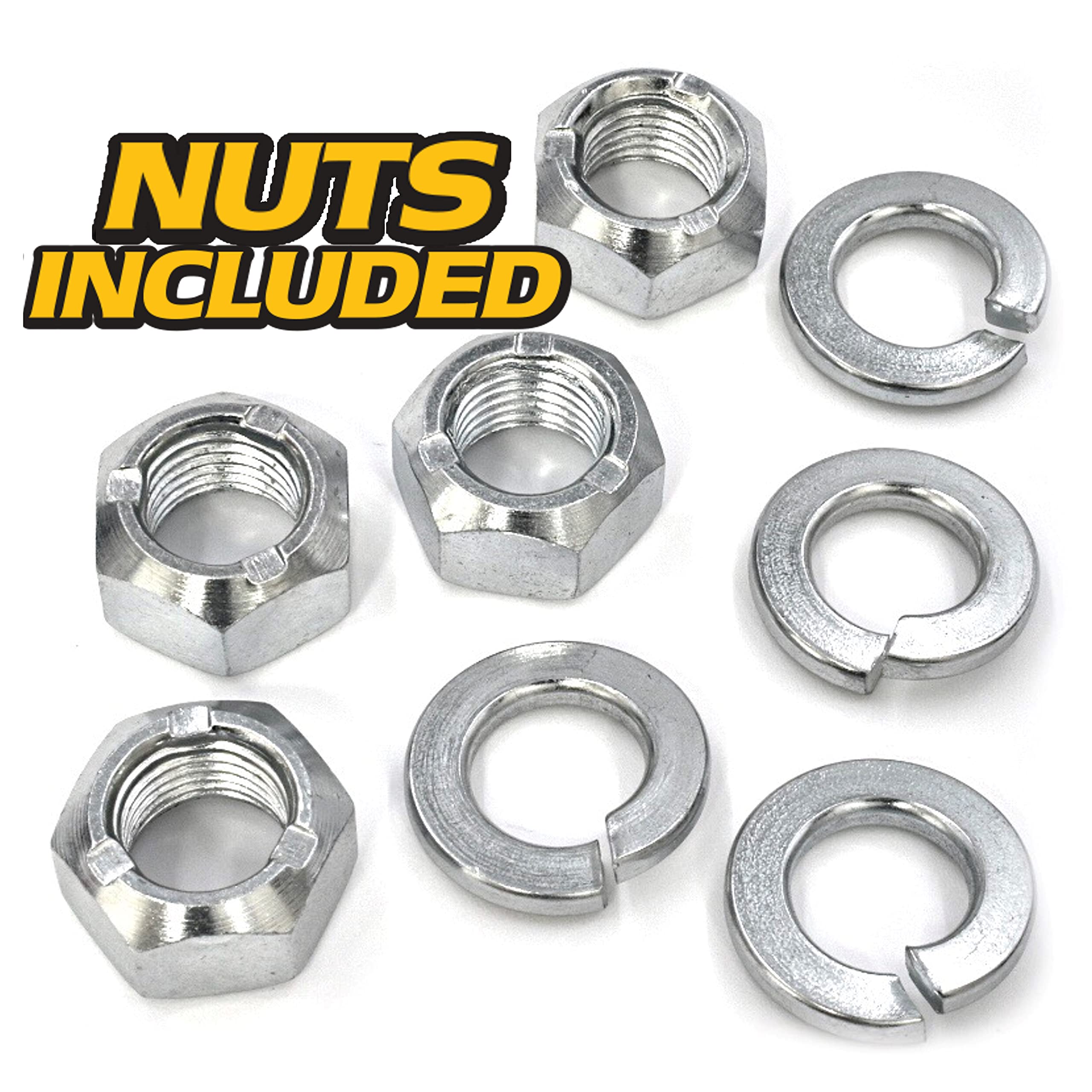 HD Switch - 2 Pack, Adjustable, Strong Crimp Design Steering Drag Link Kit Left & Right fits 597069802 597069902 Craftsman AYP Poulan Pro Husqvarna Lawn Mower Tractor +Includes 2 Sector Gear Dust Caps