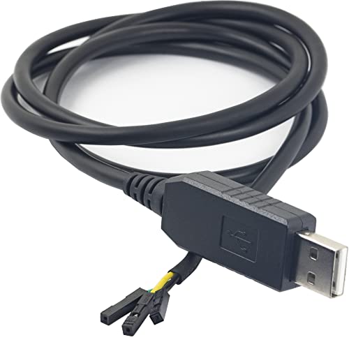naughtystarts FT232RL USB to TTL Cable 3.3V 3 pins Output About 39 inches Long