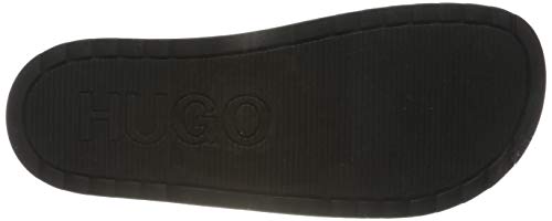 HUGO Men's Match_Slid_rblg Mules, Black2, 10