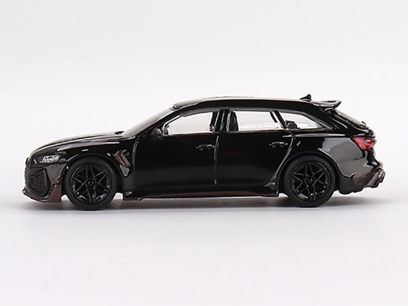 RS6 ABT Black Johann ABT Signature Edition Limited Edition to 2400 Pieces Worldwide 1/64 Diecast Model Car by True Scale Miniatures MGT00514