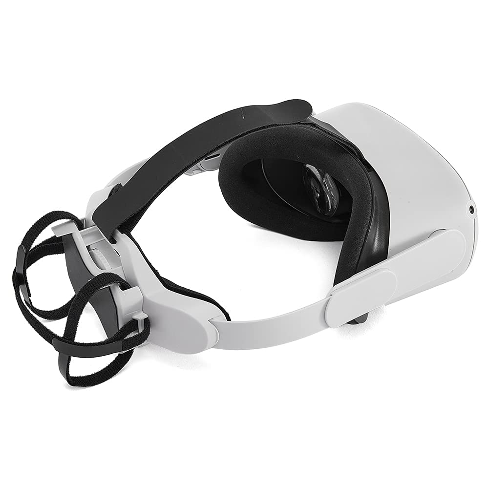 Head Strap Compatible with Oculus Quest 2 Adjustable Comfortable Protective Head Strap (No USB Cable)