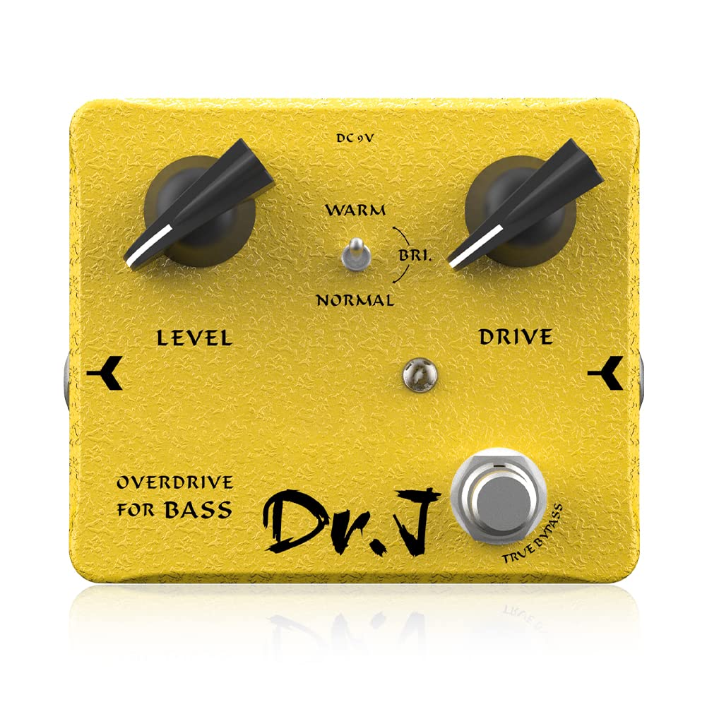 JOYO Fuzz Pedal Between Overdrive& Distortion Across Classic & Mordern Tone for Electric Guitar Effect High-end Edition Dr.J Series (D56)