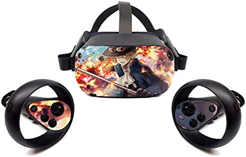 Japanese Manga Oculus Quest Skin Cover for VR Headset System and Controller by ok anh yeu