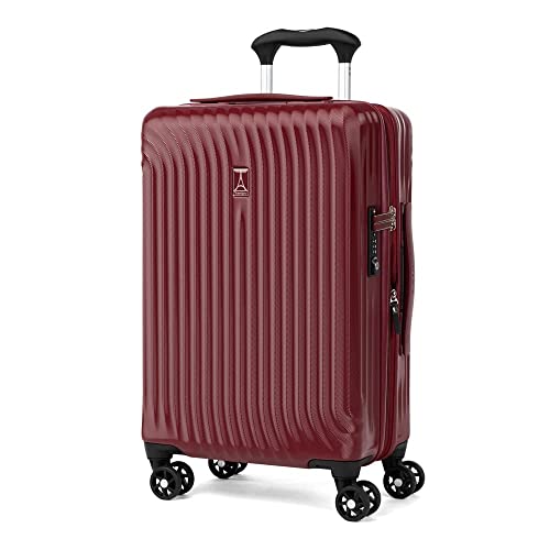Travelpro Maxlite Air Hardside Expandable Luggage, 8 Spinner Wheels, Lightweight Hard Shell Polycarbonate, Cabernet, 2-Piece Set (21/25)