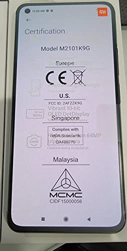 Xiaomi Mi 11 Lite 5G + 4G LTE Volte Global Unlocked GSM 128GB + 6GB 64MP Triple Camera Worldwide GSM (Mint Green)