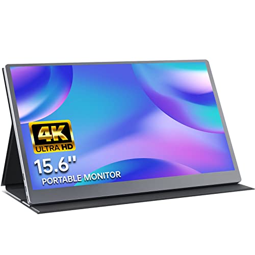 Upperizon Portable Monitor Bundle [15.6inch 4K & 16inch 2.5K] HDR IPS USB-C Travel Monitor Dual USB-C Mini HDMI Portable Display for MacBook Laptop PC Surface Xbox Switch PS5