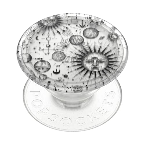 PopSockets Plant-Based Phone Grip with Expanding Kickstand, Eco-Friendly PopSockets for Phone - Translucent Cosmic Sun