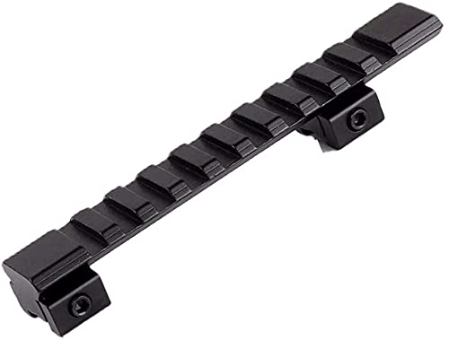 Gotical 11mm Dovetail to 20mm Picatinny Weaver Rail Mount Adapter 10 Slots Tactical Aluminum Alloy for Air Gun Rifle Scope