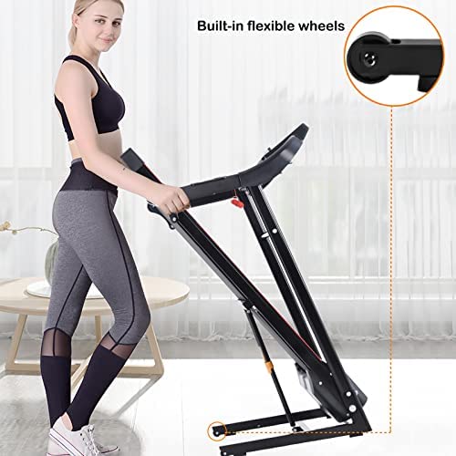 Treadmill,Treadmills for Home, 2.5HP Portable Foldable Treadmill with 15 Pre Set Programs and LED Display Panel