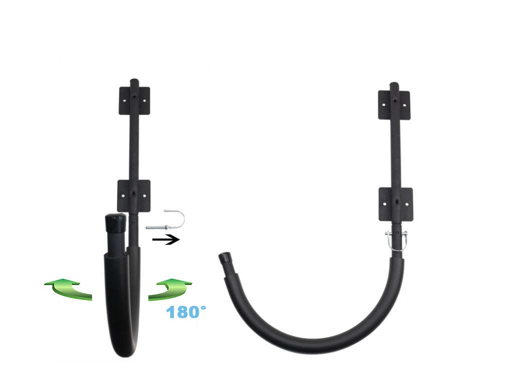 Green Hills HKYM 2 Pairs Kayak Wall Rack Canoe Hanging Wall Frame Canoeing Aquaplane Skis Indoor Storage Rack