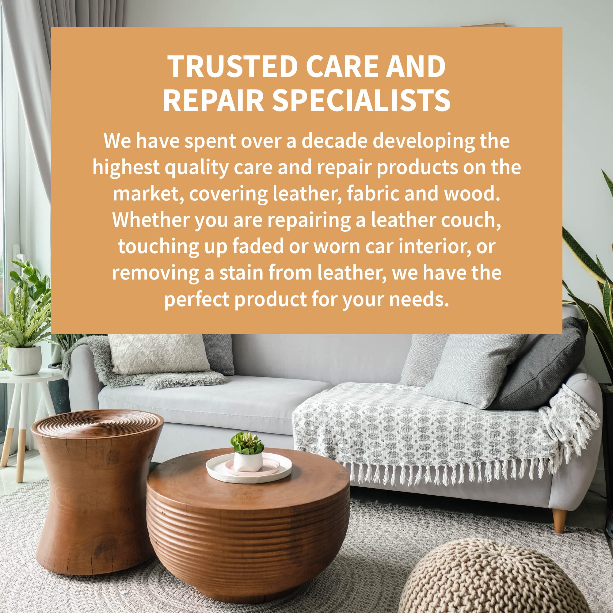 Furniture Clinic Leather Easy Restoration Kit | Includes Leather Recoloring Balm & Leather Cleaner, Sponge & Cloth | Restore & Repair Sofas, Car Seats & More (Navy Blue)