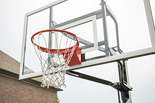 Goalsetter All-American In Ground Adjustable Basketball System with 60-Inch Acrylic Backboard and Single Static Rim, Black (SS45560A1)