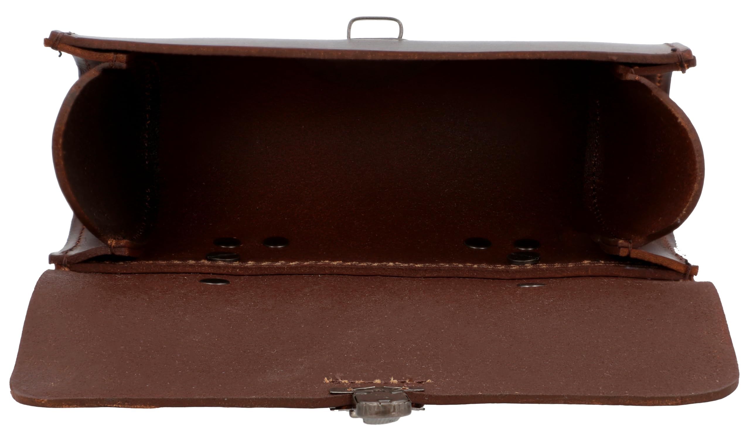 Gusti Bike bags Leather-Raymond P. saddlebag vintage for Brooks saddles theft-proof Brown leather