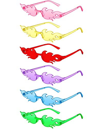 JDHXBMW Fire Glasses Party Glasses Bulk Sunglasses Party Favors Sunglasses Kids for Fun