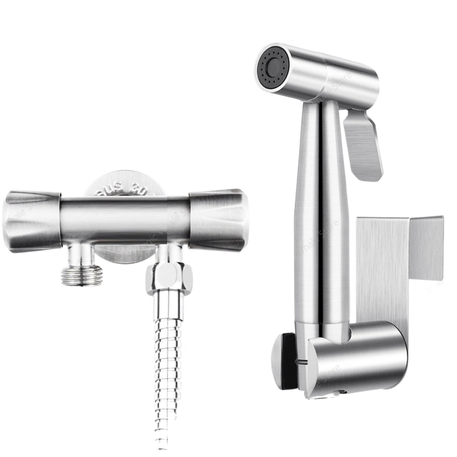 Yoloyal Bidet Sprayer Bidet Faucets Toilet Hand Spray Stainless Steel Bidet Set Toilet Bidet Sprayer Self Cleaning Shower for Bathroom (Color : 8A - 4)