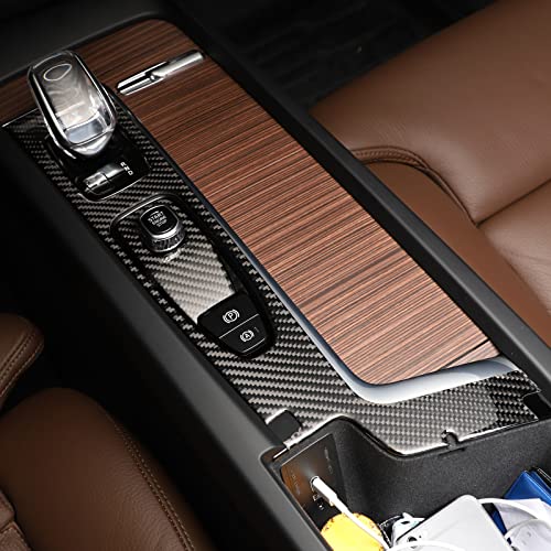 TAIKOO Car Carbon Fiber Interior Accessories Patch for 2018 2019 2020 2021 2022 2023 Volvo xc60 s60 v60 Accessories(Type A)