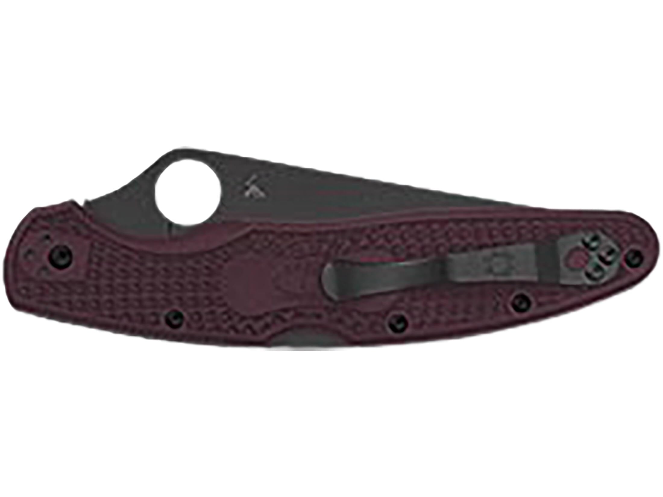 Spyderco Police 4 Sprint Run Pocket Knife 4.38" Drop Point CTS PD#1 Black...