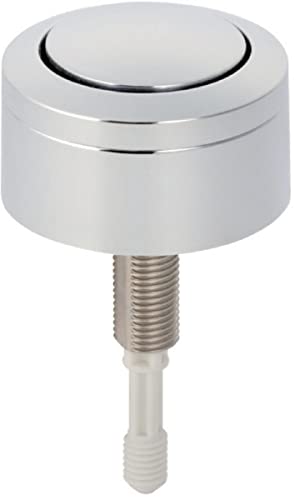 Geberit - Push Button for Geberit 280 Series Discharge Mechanism, Interrum Pible Discharge: Bright Chrome (241.820.21.1)