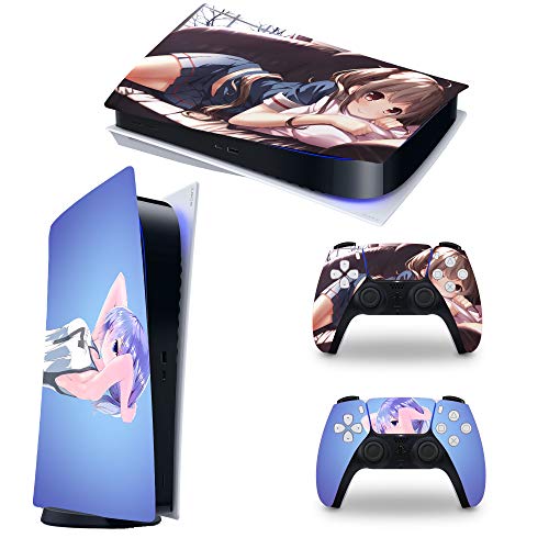 Girl Collection - PS5 Standard Edition Skin Console - PS5 Standard Edition Controller Skin Cover Vinyl Decal Protective