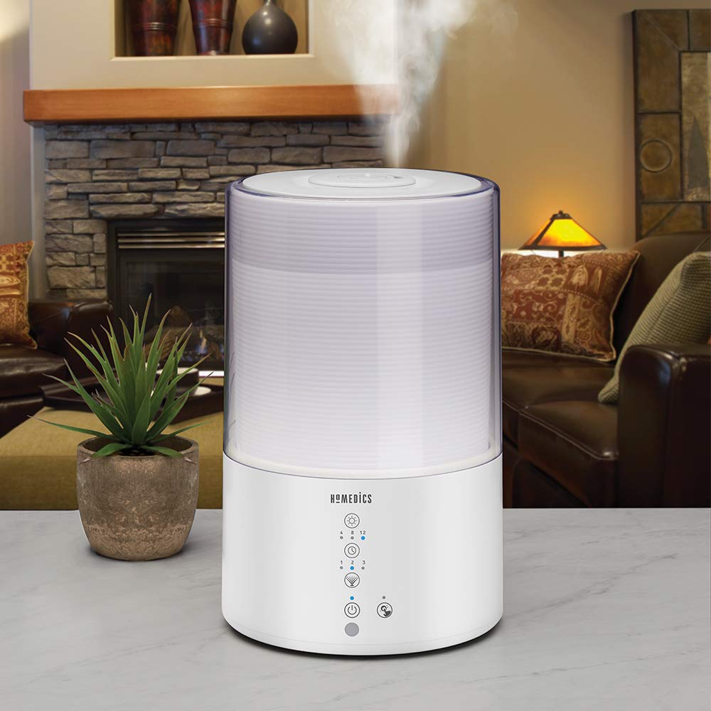 HoMedics, TotalComfort Cool Mist Ultrasonic Humidifier, 360° Misting Nozzle and Essential Oil Tray