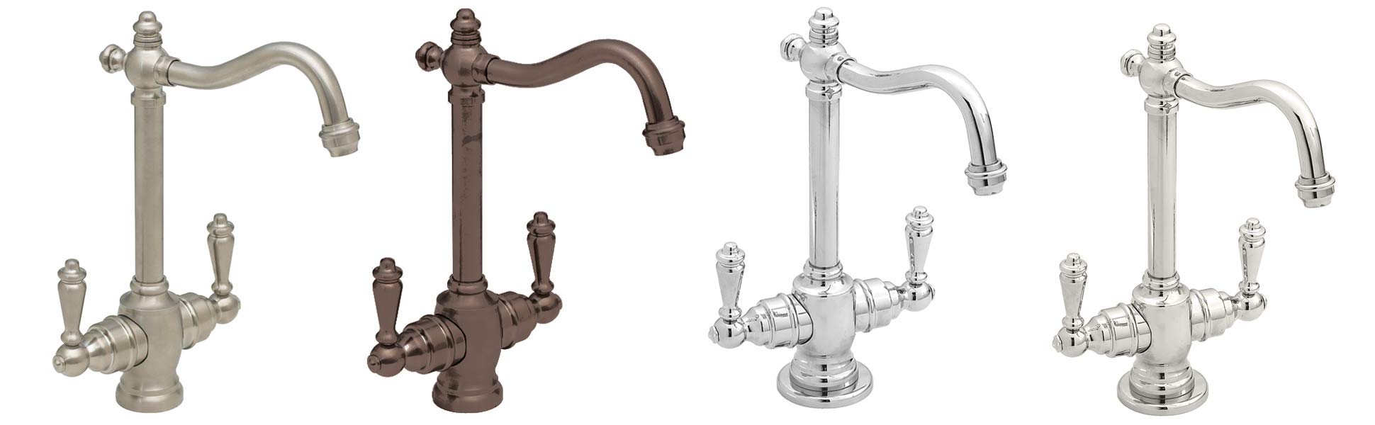 Westbrass D205H-05 Victorian 9" Hot/Cold Water Dispenser & Tank, Polished Nickel