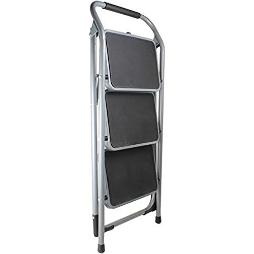 Helping Hand 3-Step Stool W/Foam Grip Hndl, Normal, Multi