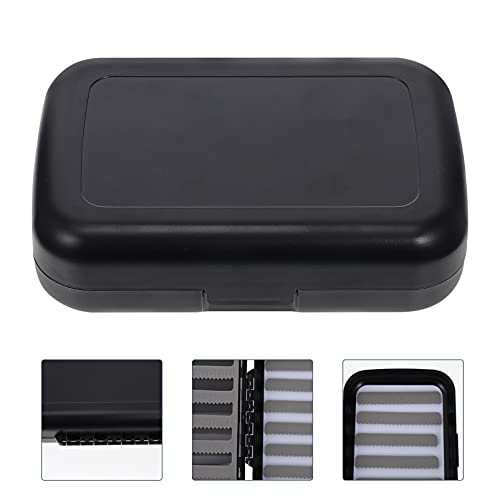 ifundom Fishing Tackle Box Two- Open Double- Sided Thickened Plastic Fly Hook Box