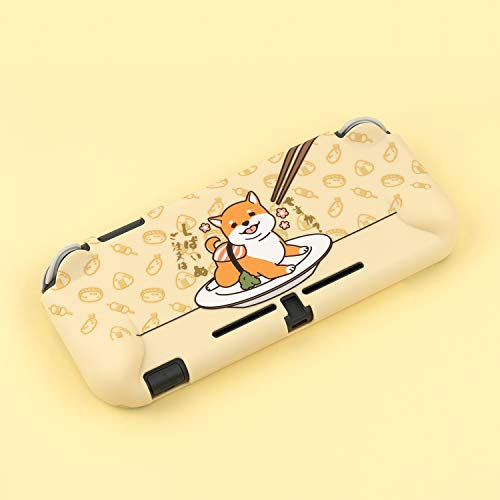 GeekShare Protective Case Compatible with Nintendo Switch Lite, Anti-Collision Non-Slip Shockproof Protective Cover Shell for Switch Lite (Shiba Inu)