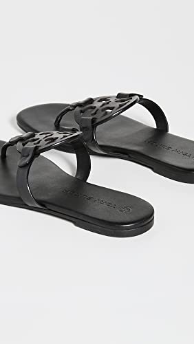 Tory Burch Women's Miller Soft Sandal, Perfect Black, 8 Medium US
