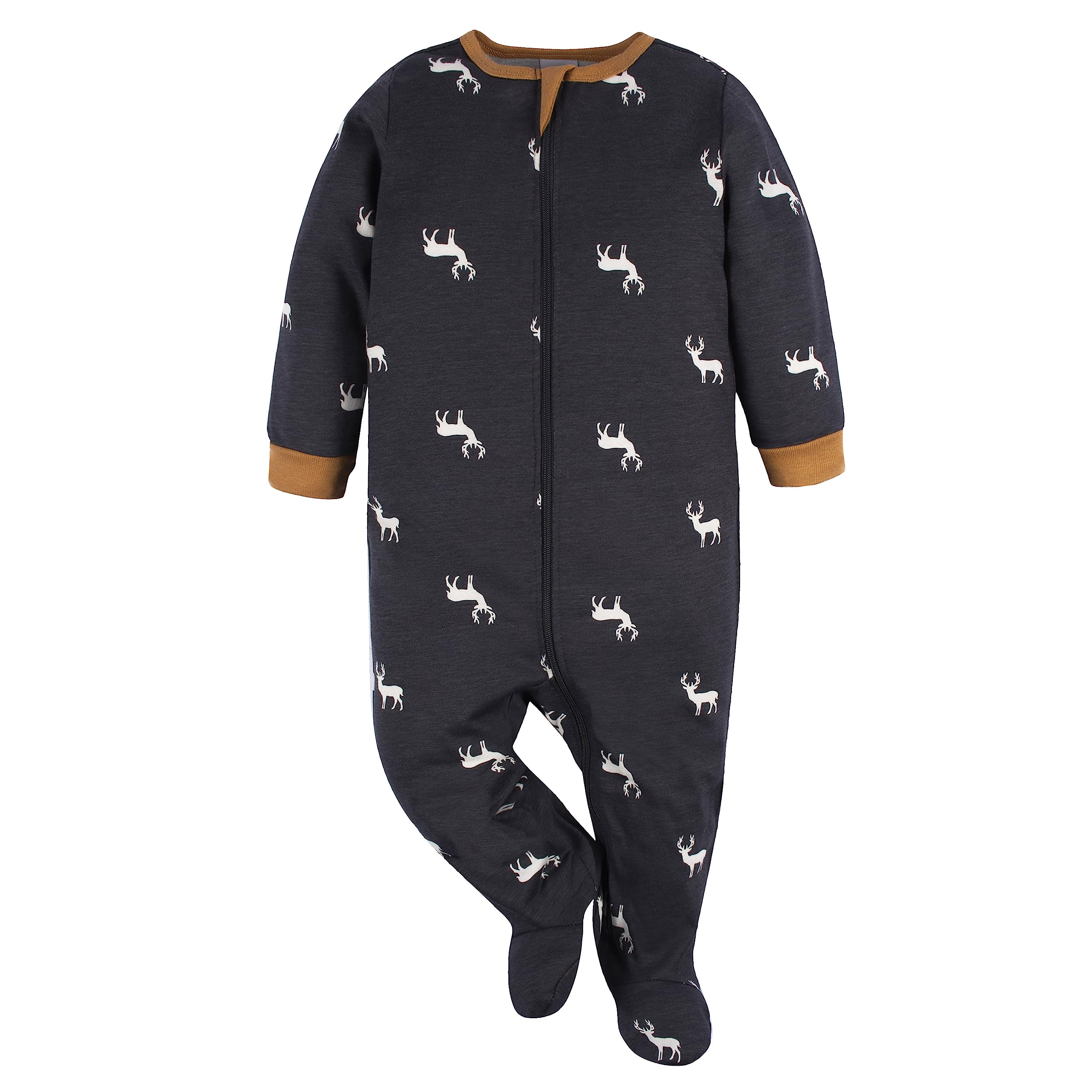 Gerber Baby Boys and Girls 12 Piece Layette Gift Set, Brown Deer, 3-6 Months