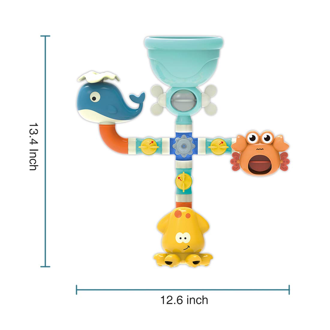 HOMILY Bath Toys Waterfall Bath Wall Bathtub Toys for Baby Toddler Kids