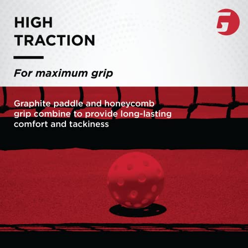 GAMMA Sports Conqueror Pickleball Paddle, Graphite Composite Surface and Honeycomb Grip, Conqueror