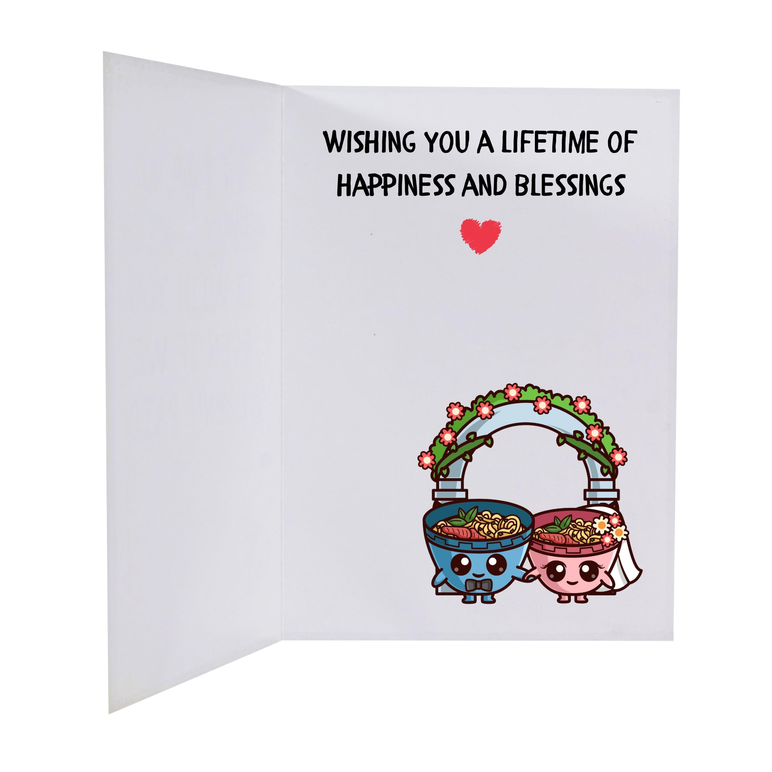 GIFTING GIGGLES Funny Wedding Card for couple | Newly Weds | Marriage Card for Couple | Wedding Day Congrats Gift | Congratulations Pun Card | Premium Quality with Envelope and Seal