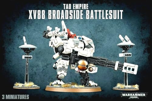 GAMES WORKSHOP 99120113063" Tau Empire Xv88 Broadside Battlesuit Plastic Kit,12 years to 99 years