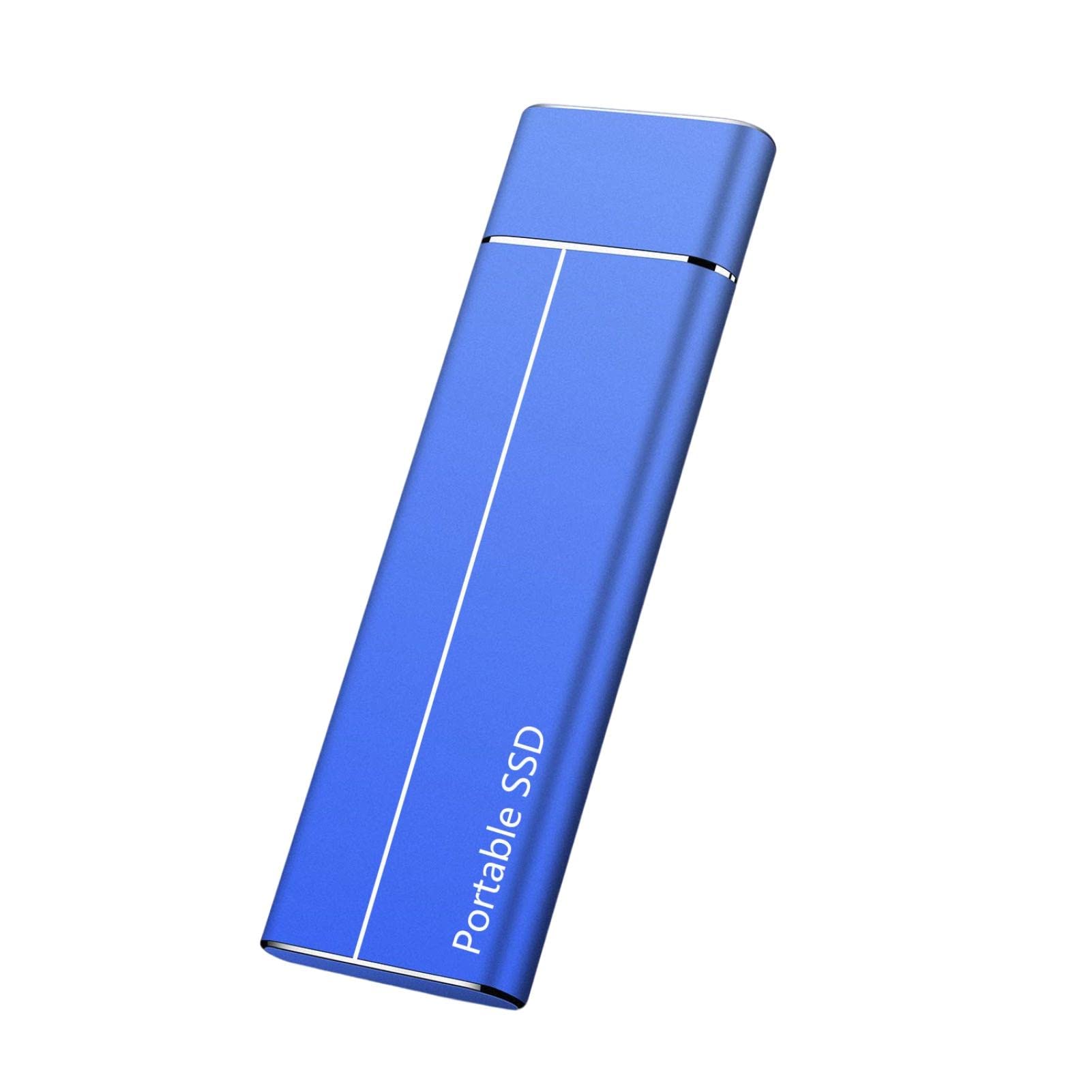Mobile Solid State Drive Data Storage High Speed Transfer Mobile Solid State Disk Memory Device Computer Accessories Blue A