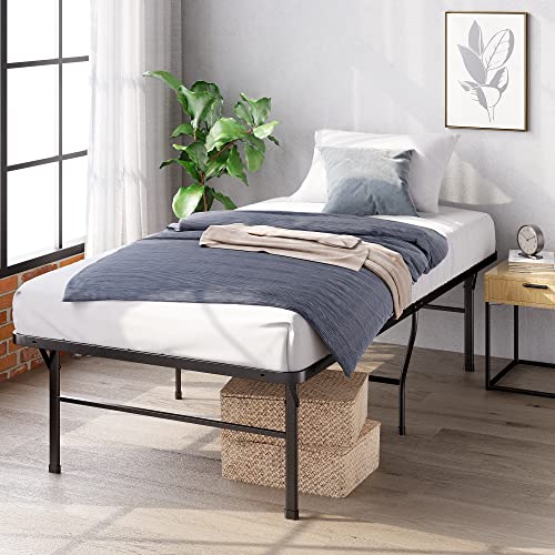 ZINUS SmartBase Heavy Duty Mattress Foundation / 18 Inch Metal Platform Bed Frame / No Box Spring Needed / Sturdy Steel Frame / Underbed Storage, Twin