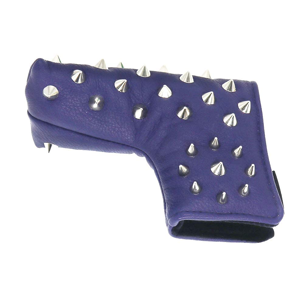 HISTAR 1pcs Golf Genuine Leather Blade Putter Cover for Odyssey Scotty Cameron (Blue)