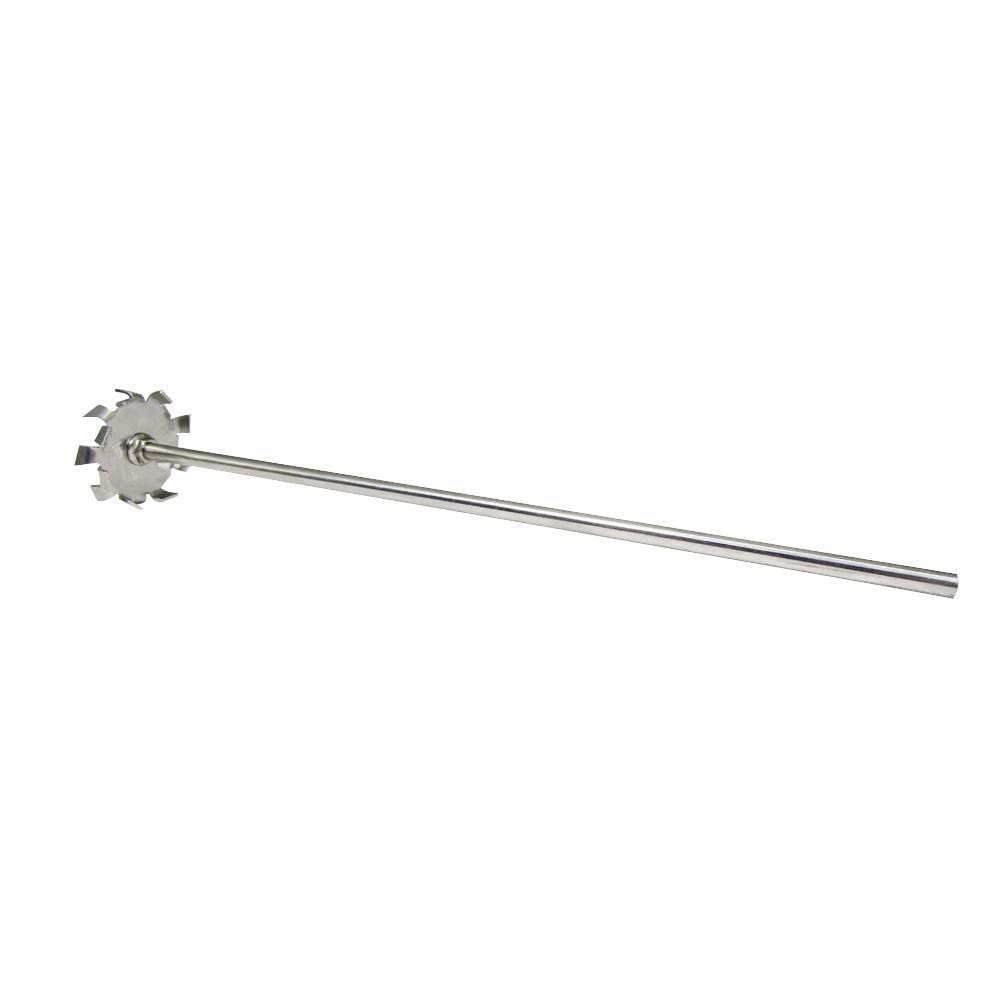 YUCHENGTECH Dispersing Disc Dispersion Impeller Dispersing Machine Blade Paddle Impeller Stainless Steel 5cm Disc with 7X300mm Rod (1.96″disc with 0.27″X11.8″Rod)