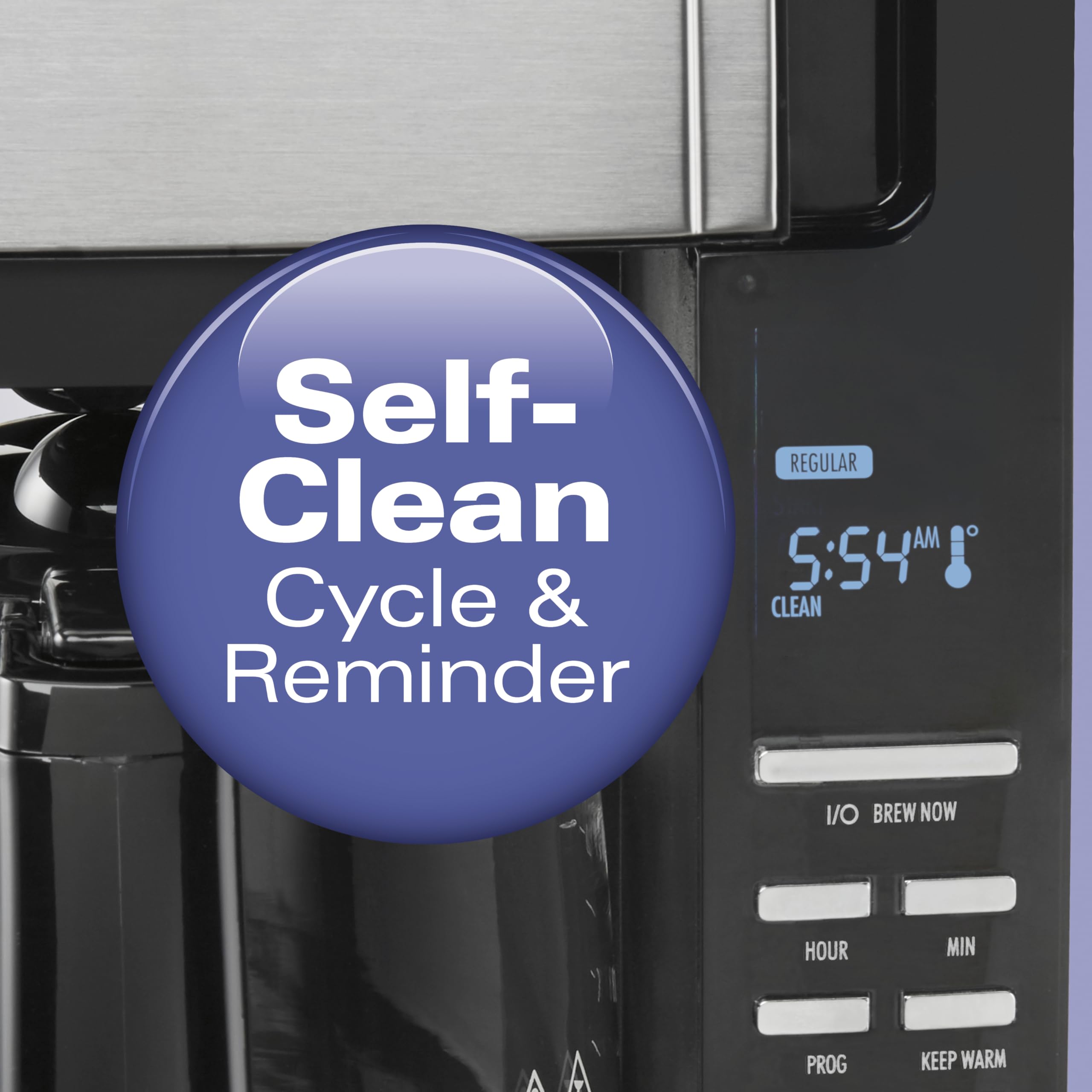 Hamilton Beach 12-Cup Programmable Ultra Coffee Maker with Easy Access, Black & Stainless 46203