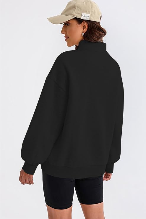 In My Mom Era Sweatshirts Women Funny Mama Sweatshirt Casual Letter Print Long Sleeve Pullovers Tops Z-black