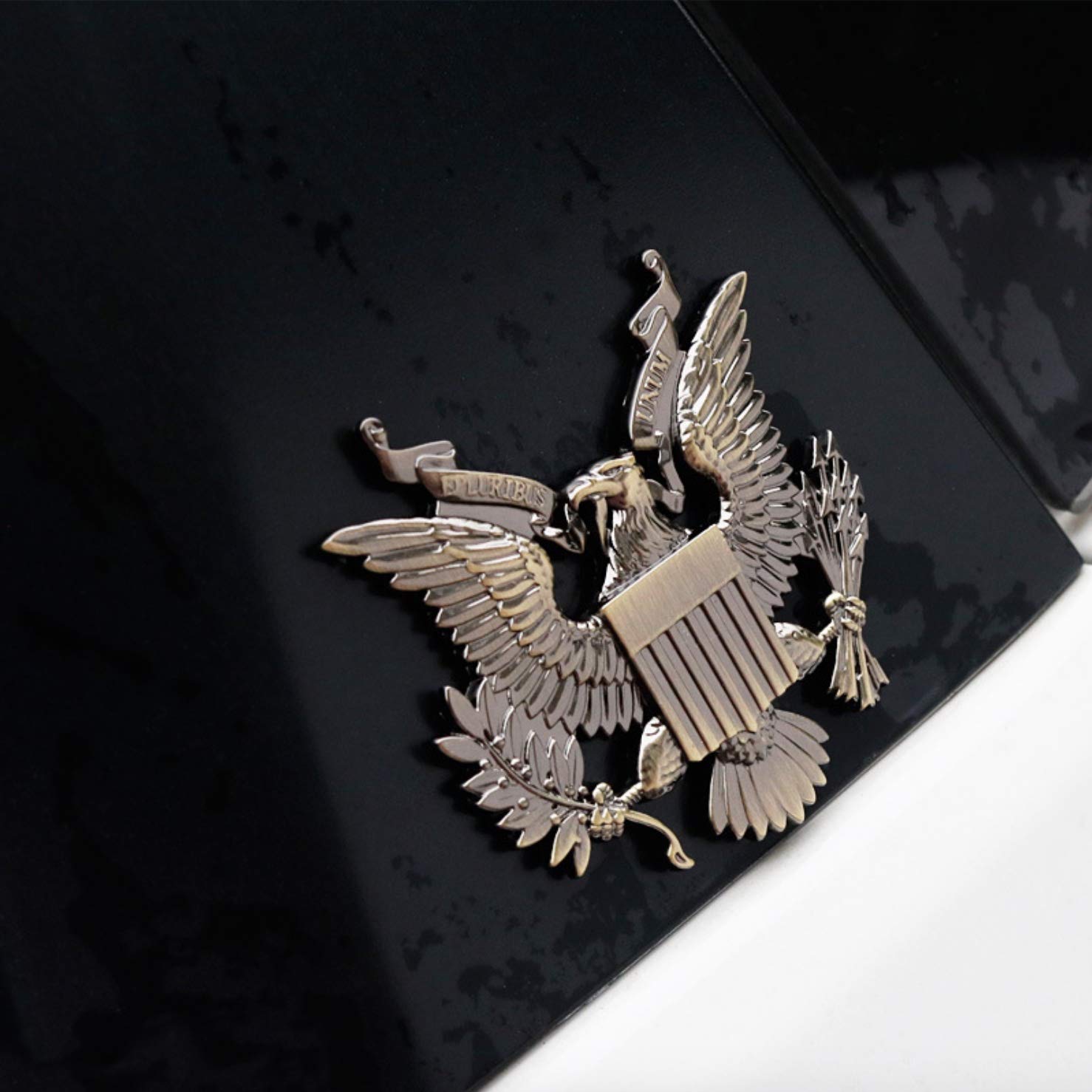 United States Military US Army Metal Car Emblem Sticker Decal (Bronze)