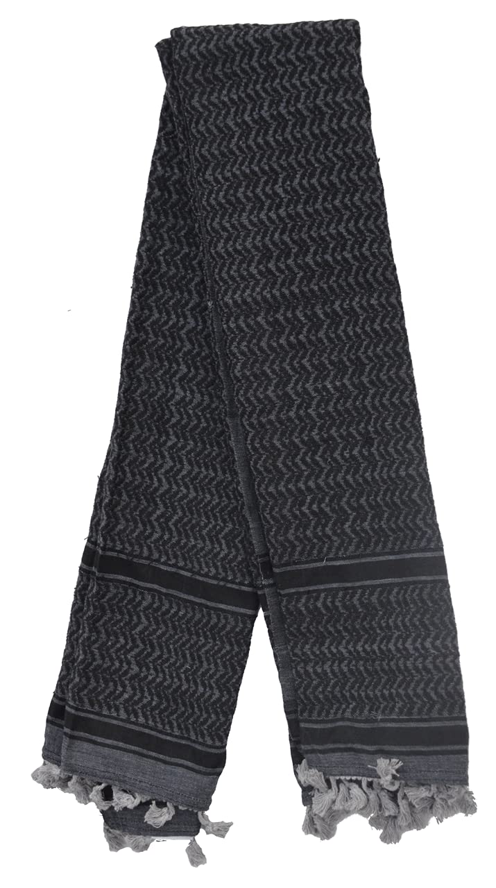 Hirbawi Premium Arabic Scarf Cotton Shemagh Keffiyeh 47"x47" Arab Scarf Made in Palestine (Dheisheh)