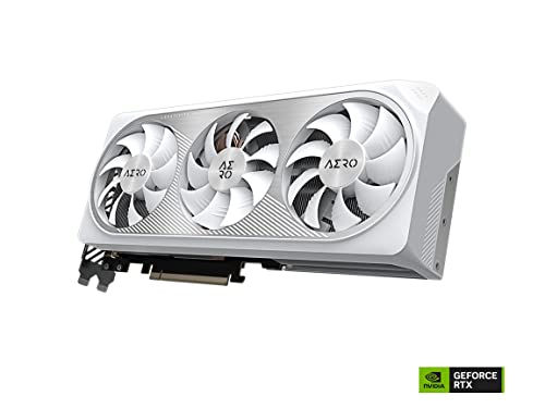 GIGABYTE GeForce RTX 4070 Ti AERO OC V2 12G Graphics Card, 3X WINDFORCE Fans, 12GB 192-bit GDDR6X, GV-N407TAERO OCV2-12GD Video Card